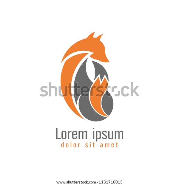 Creative Modern Fox Logo Design Template Stock Vector (Royalty Free ...