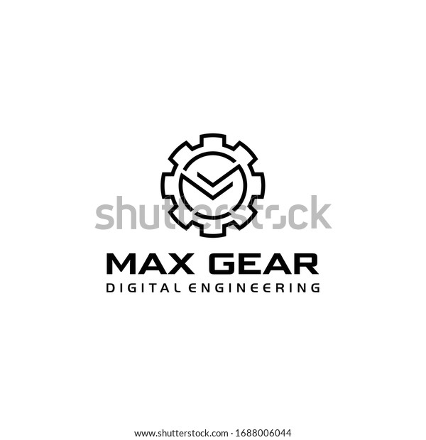 Creative Modern Gear Logo Icon Sign Stock Vector (Royalty Free ...
