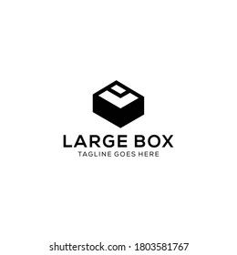 Creative Modern Gift Box Logo Icon Stock Vector (Royalty Free) 1652359885