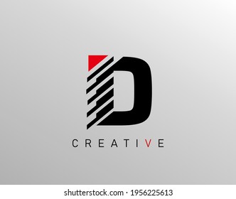 Creative Modern Letter D Logo Monogram Stock Vector (Royalty Free ...