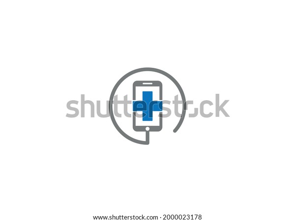 Creative Modern Logo Mobile Doctor Design Stock Vector (Royalty Free ...