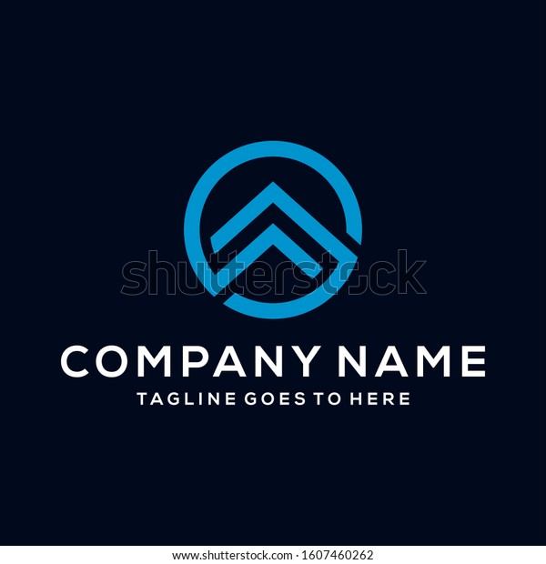 Creative Modern Minimalist Letter Logo Design Stock Vector (Royalty ...