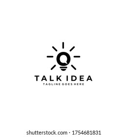 Creative Modern Smart Talk Idea Vector Stock Vector (Royalty Free ...