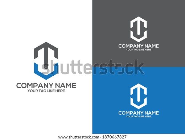 Creative Modern Tv Logo Template Stock Vector (Royalty Free) 1870667827 ...