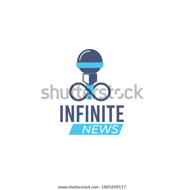 Creative News Logo Template Collection Stock Vector (Royalty Free ...