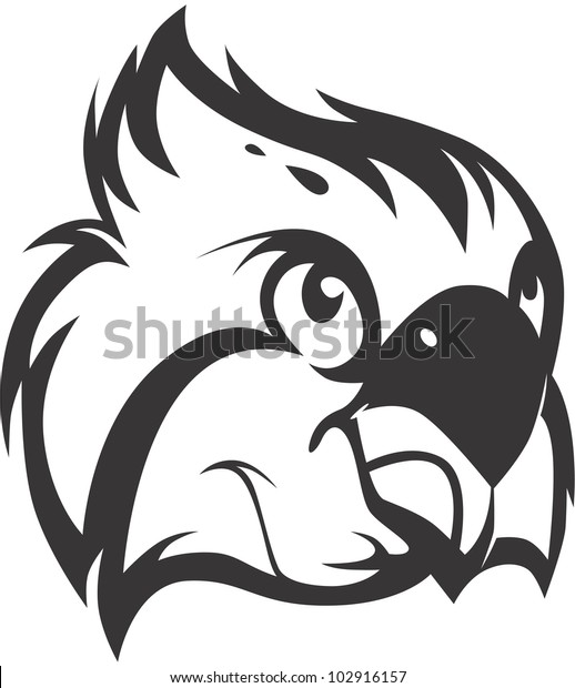 Creative Osprey Bird Illustration: vector de stock (libre de regalías ...