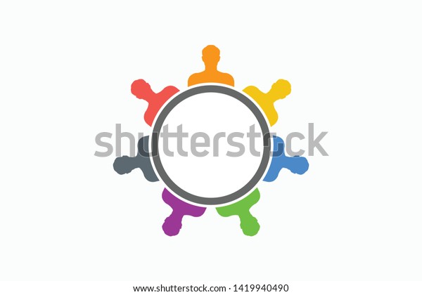 Creative People Group Seven Persons Stock Vector (Royalty Free ...