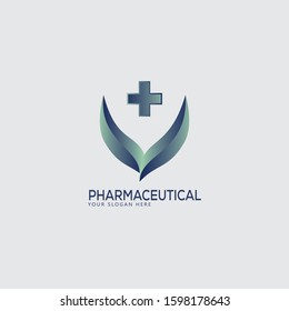Creative Pharmaceutical Logo Design Hospital Pharmacy Stock Vector ...