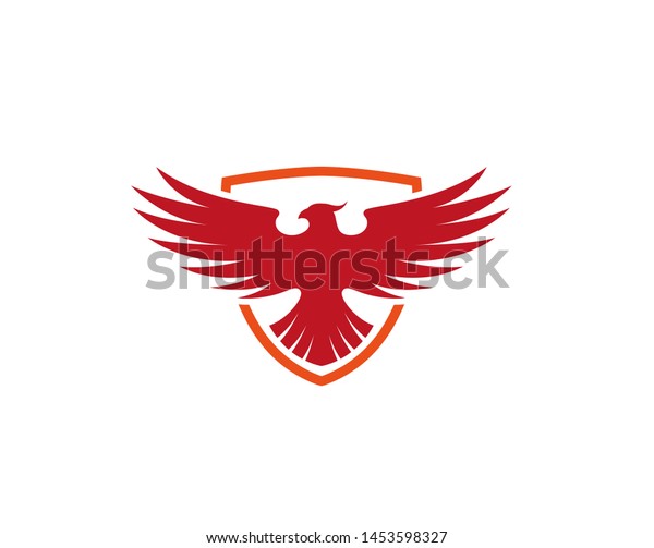 Creative Phoenix Shield Logo Design Vector Stock Vector (Royalty Free ...