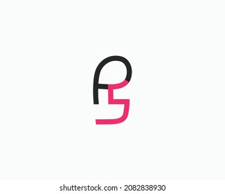 Creative Ps Letter Logo Design Vector Stock Vector (Royalty Free ...