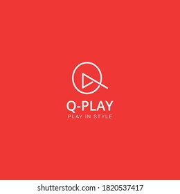 Creative Qplay Logo Illustration Your Companybrand Stock Vector ...