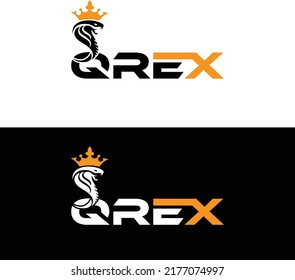 Creative Qrex Logo Design Vector Template Stock Vector (Royalty Free ...