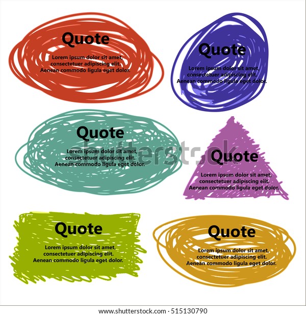 Creative Quote Template Vector Illustration Stock Vector (Royalty Free ...