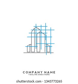 Creative Real Esate Logo Design Stock Vector (Royalty Free) 1343773265