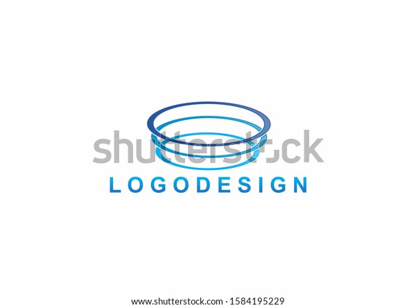 Creative Ring Orbit Logo Template Illustration Stock Vector (Royalty ...