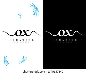 Creative Script Font Oxxo Letter Logo Stock Vector (Royalty Free ...