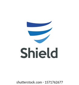 Creative Shield Illustration Logo Design Inspiration Stock Vector ...
