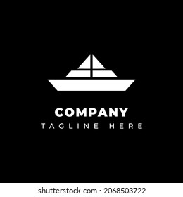Creative Ship Concept Logo Design Template Stock Vector (Royalty Free ...
