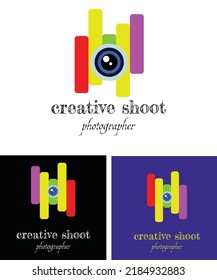 Creative Shoot Photography Logo Design Stock Vector (Royalty Free ...