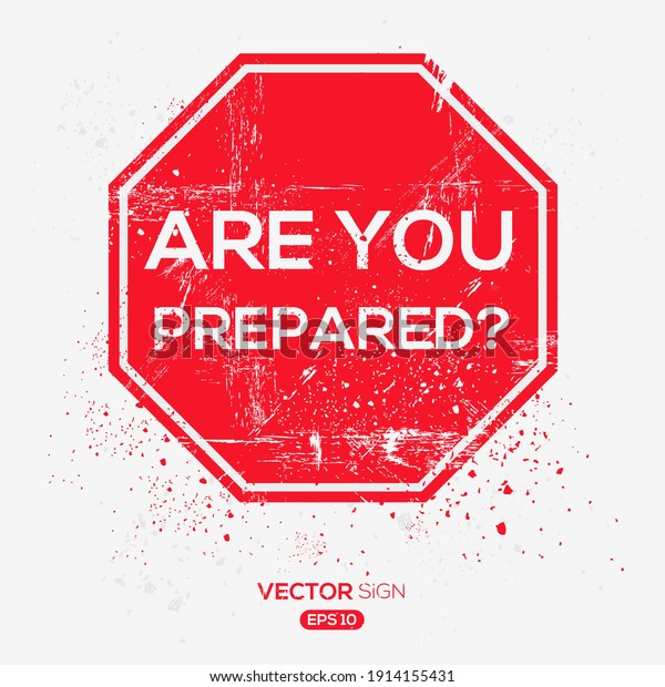 Creative Sign You Prepared Design Vector Stock Vector (Royalty Free ...