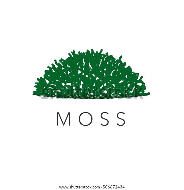 Creative Simple Design Floral Moss Logo Stock Vector (Royalty Free ...