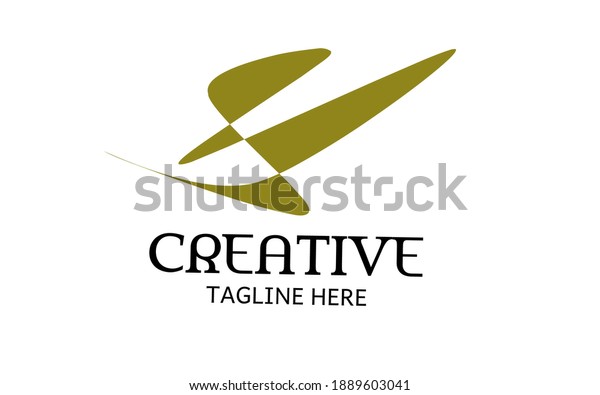 Creative Simple Design On White Background Stock Vector (Royalty Free ...