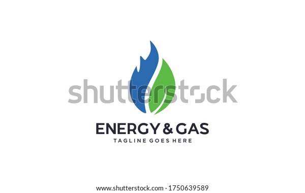 Creative Simple Energy Gas Industry Logo Stock Vector (Royalty Free ...