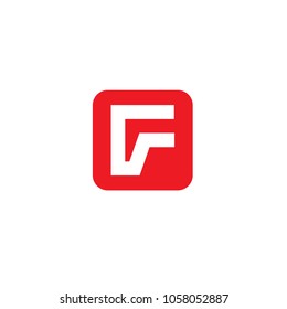Creative Simple Letter F Logo Vector Stock Vector (Royalty Free ...