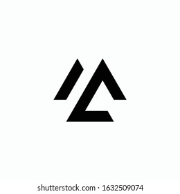 Creative Simple Letter Mc Logo: vector de stock (libre de regalías ...
