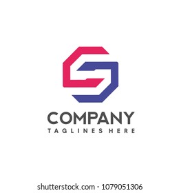 Creative Simple Letter S Logo Vector Stock Vector (Royalty Free ...