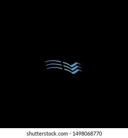 Creative Simple Logo Icon Blue Color Stock Vector (Royalty Free ...