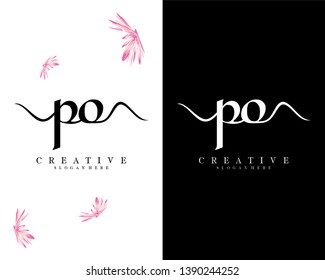 Creative Simple Poop Letter Logo Template Stock Vector (Royalty Free ...