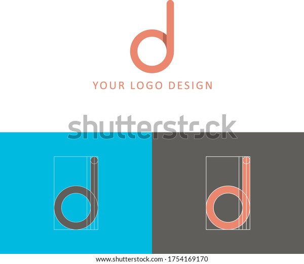 Creative Small D Letter Logo Design Stock Vector (Royalty Free ...