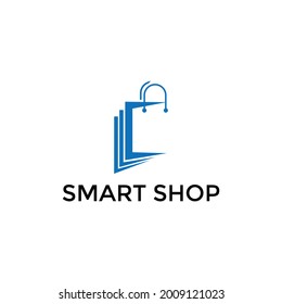 Creative Smart Shop Logo Design Concepts Stock Vector (Royalty Free ...