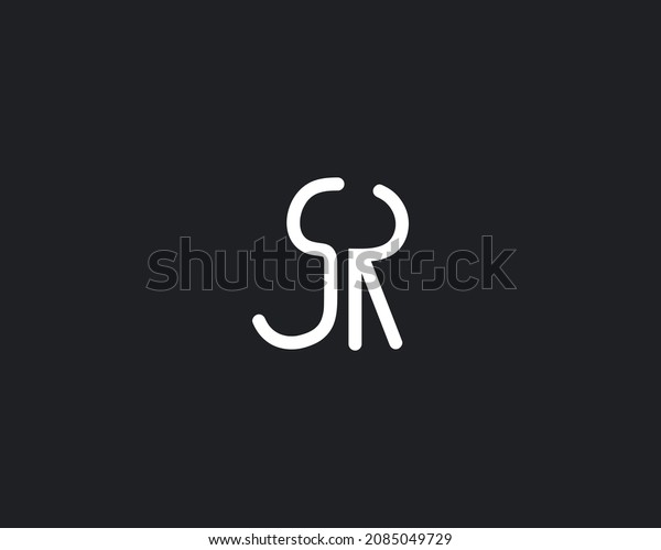 Creative Sr Letter Logo Design Vector Stock Vector (Royalty Free ...