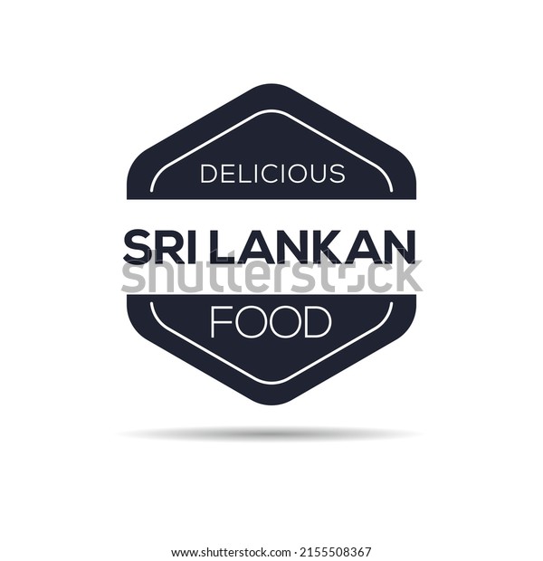 Creative Sri Lankan Food Logo Sticker: เวกเตอร์สต็อก (ปลอดค่าลิขสิทธิ์ ...