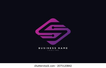 Creative Ss Letter Logo Design Stock Vector (Royalty Free) 2075120842 | Shutterstock