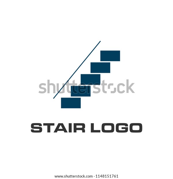 Creative Stair Logo Design Stock Vector (Royalty Free) 1148151761 ...