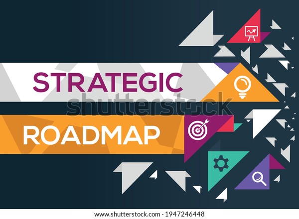Creative Strategic Roadmap Banner Word Icon: Vector có sẵn (miễn phí ...