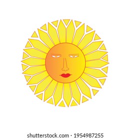 Creative Sun Vector Art Design Stock Vector (Royalty Free) 1954987255 ...