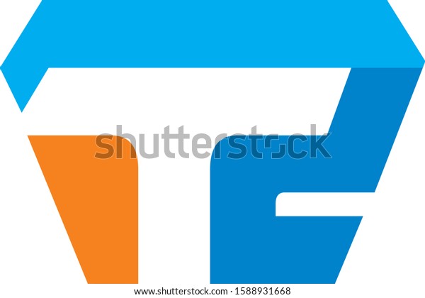 Creative T2 Letters Logo Design Technology Stock Vector (Royalty Free ...