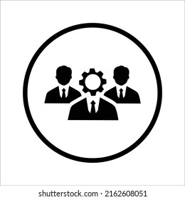 Creative Team Expert Team Icon Black Stock Vector (Royalty Free ...