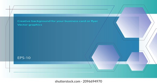 Creative Tech Background Modern Business Cards Stock Vector (Royalty ...