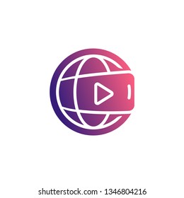 Creative Tech Earth Logo Design Branding Stock Vector (Royalty Free ...