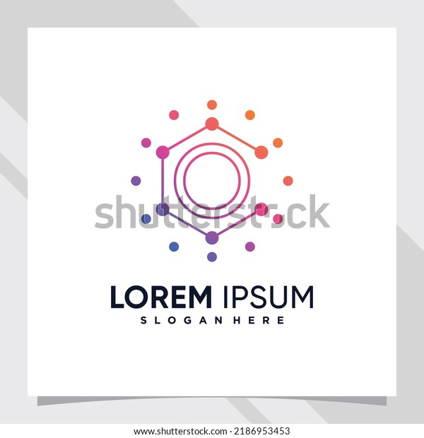 Creative Technology Logo Design Initial Letter Stock Vector (Royalty ...