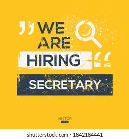 1,513 Hiring secretary Images, Stock Photos & Vectors | Shutterstock