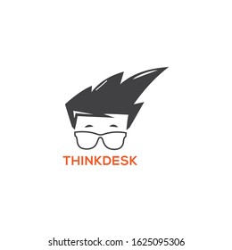 Creative Think Logo White Background Stock Vector (Royalty Free ...