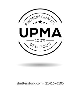 Creative Upma Logo Upma Sticker Vector Stock Vector (Royalty Free ...