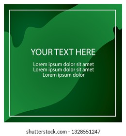 Creative Vector Banner Green Color Eps10 Stock Vector (Royalty Free ...