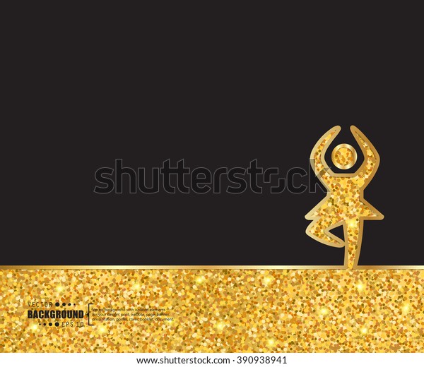 Creative Vector Dance Girl Art Illustration Stock Vector (Royalty Free ...